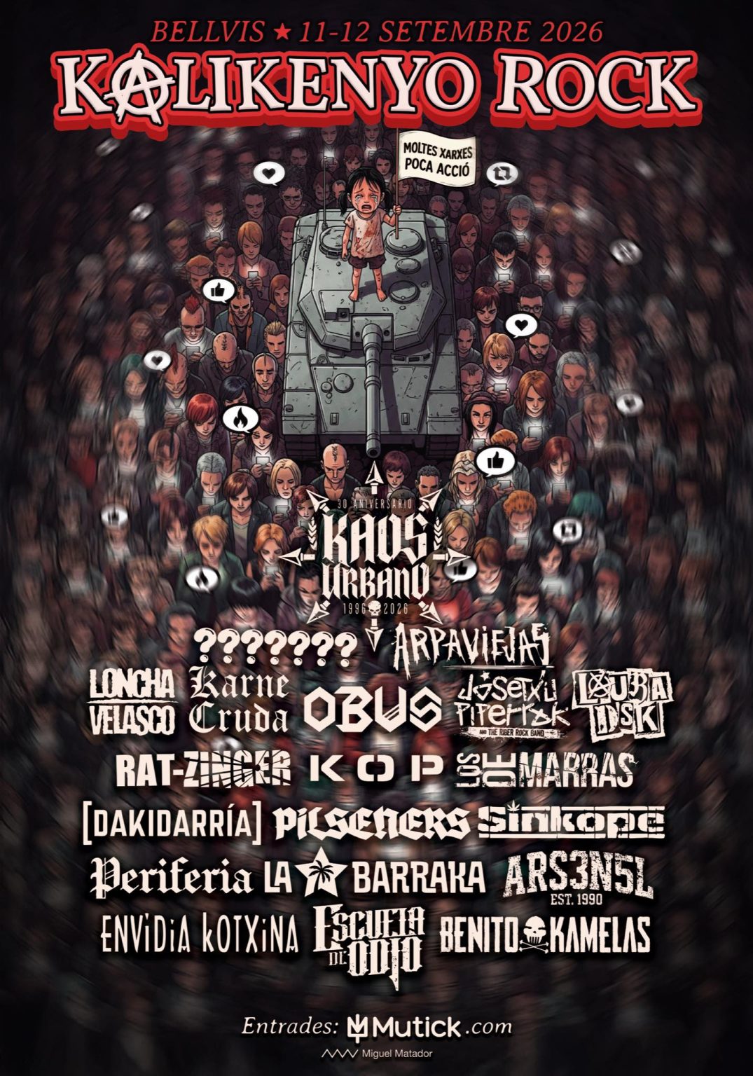 Kalikenyo Rock 2026 desvela el 95 % de su cartel y pone las entradas a ...